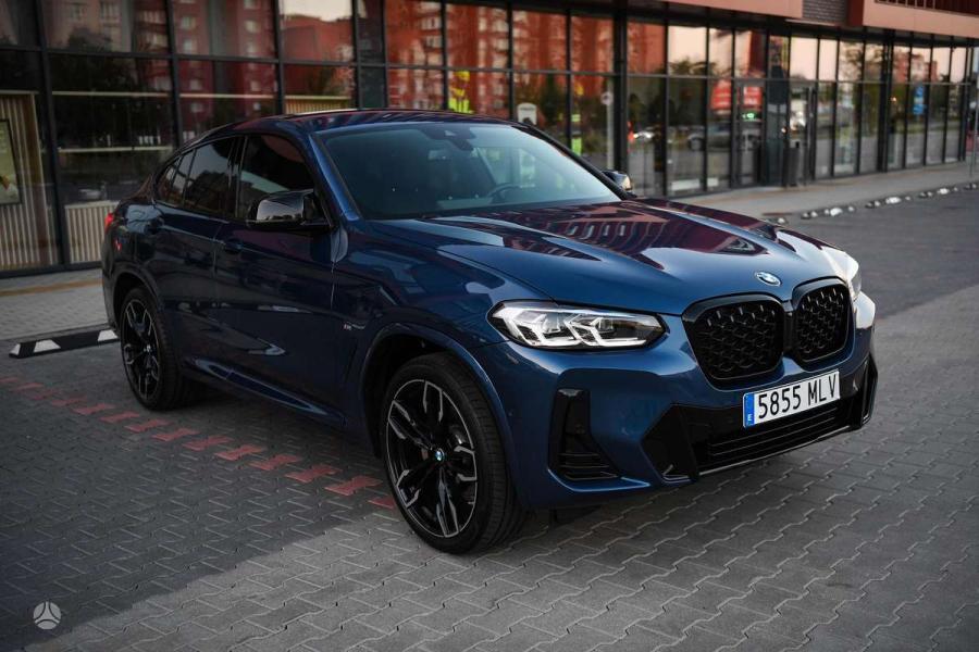 Blue BMW X4 2023 in Klaipeda, with an engine capacity of 2.00 L and mileage of 21 thousand km for 41500 €, photo 8 on AUTOMOTO.COM.LV