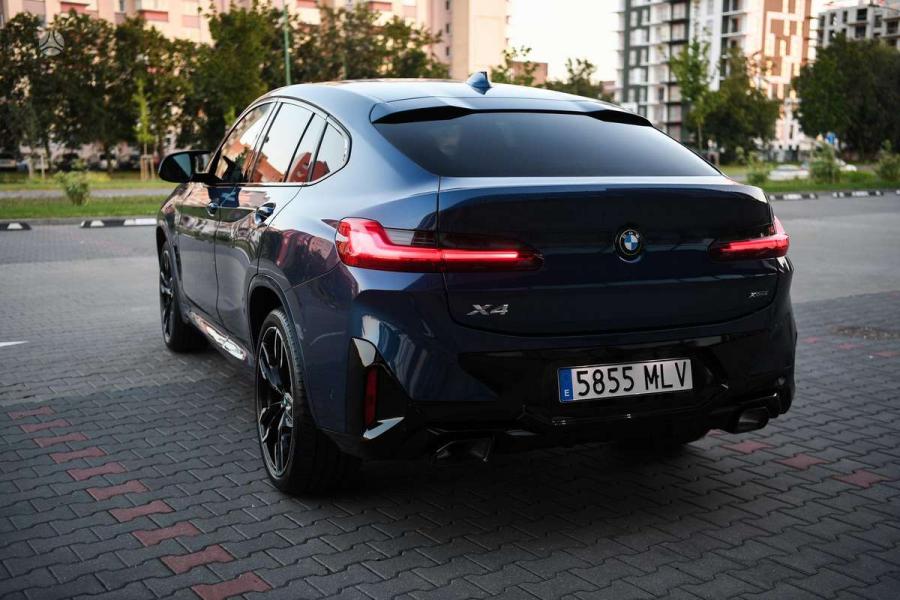 Blue BMW X4 2023 in Klaipeda, with an engine capacity of 2.00 L and mileage of 21 thousand km for 41500 €, photo 12 on AUTOMOTO.COM.LV