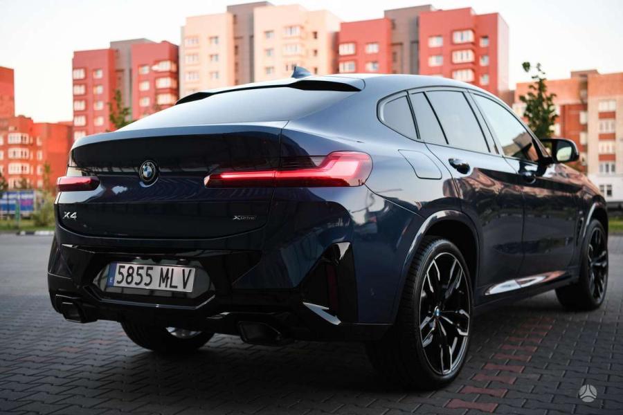 Blue BMW X4 2023 in Klaipeda, with an engine capacity of 2.00 L and mileage of 21 thousand km for 41500 €, photo 14 on AUTOMOTO.COM.LV