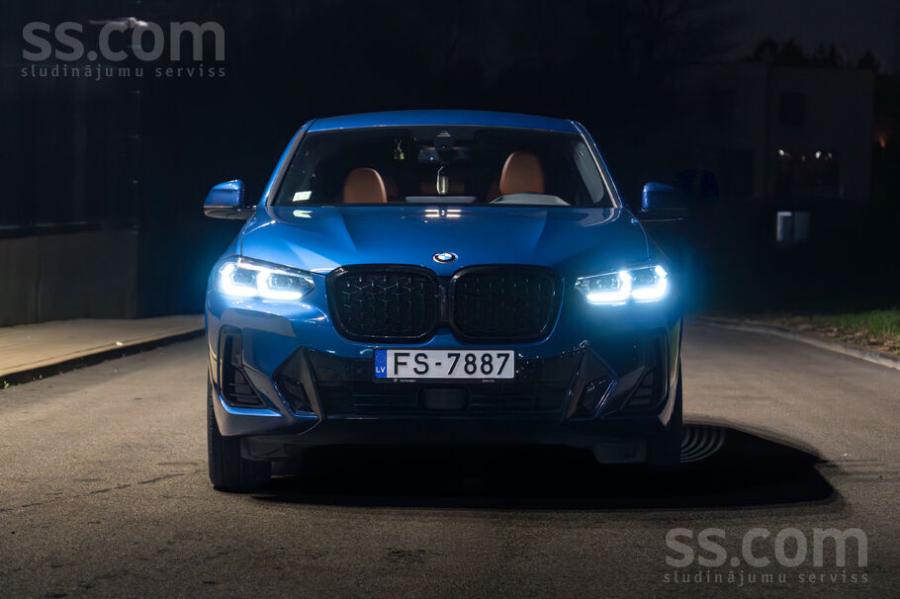 Zils BMW X4 2024 Rīga, ar dzinēja tilpumu 2.00 L un nobraukumu 29 tūkst. km par 48500 €, foto 3 vietnē AUTOMOTO.COM.LV