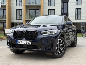 Blue BMW X4 2024 in Riga, with an engine capacity of 2.00 L and mileage of 15 thousand km for 52900 €, photo 3 on AUTOMOTO.COM.LV