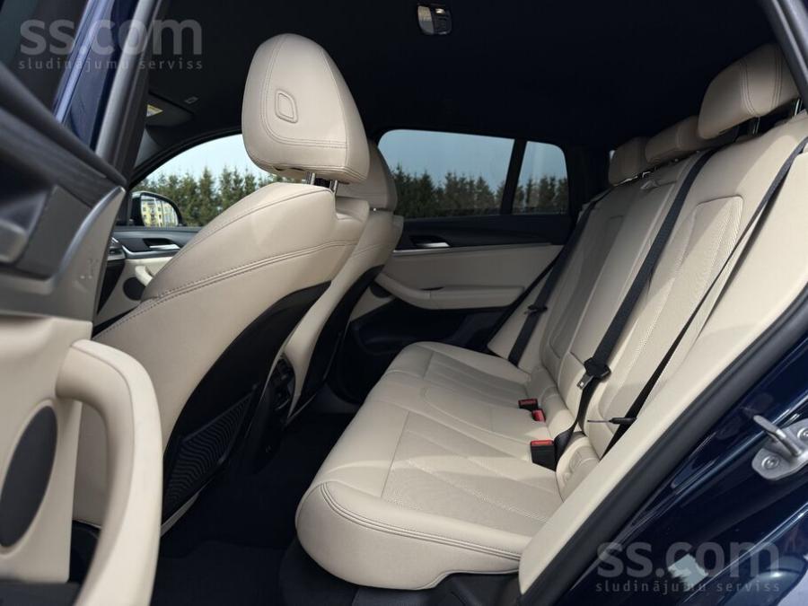 Blue BMW X4 2024 in Riga, with an engine capacity of 2.00 L and mileage of 15 thousand km for 52900 €, photo 11 on AUTOMOTO.COM.LV