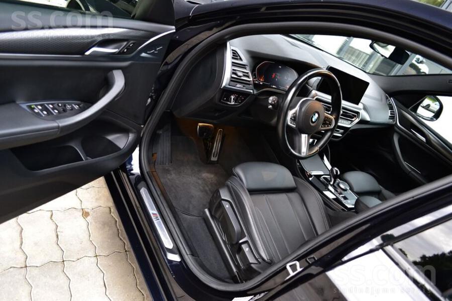 Blue BMW X4 2024 in Riga, with an engine capacity of 2.00 L and mileage of 36 thousand km for 42000 €, photo 10 on AUTOMOTO.COM.LV