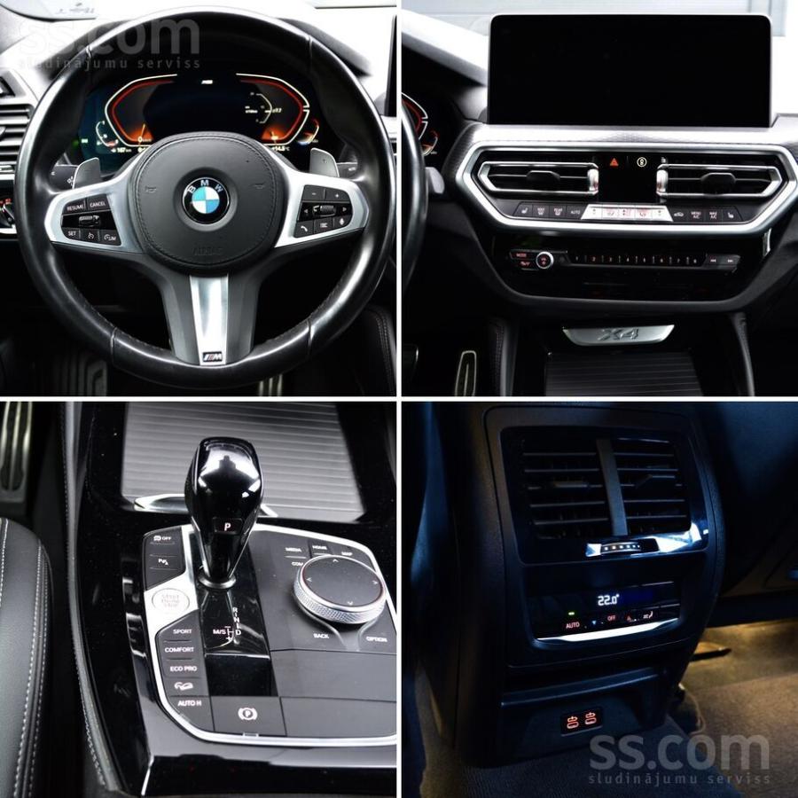 Blue BMW X4 2024 in Riga, with an engine capacity of 2.00 L and mileage of 36 thousand km for 42000 €, photo 14 on AUTOMOTO.COM.LV