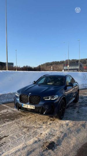 Blue BMW X4 2023 in Vilnius, with an engine capacity of 2.99 L and mileage of 54 thousand km for 51000 €, photo  on AUTOMOTO.COM.LV