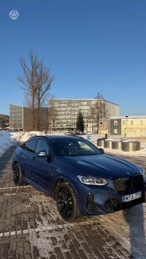 Blue BMW X4 2023 in Vilnius, with an engine capacity of 2.99 L and mileage of 54 thousand km for 51000 €, photo 3 on AUTOMOTO.COM.LV
