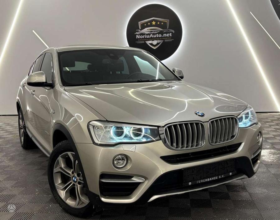 Brown BMW X4 2015 in Marijampole, with an engine capacity of 2.00 L and mileage of 202 thousand km for 17450 €, photo 1 on AUTOMOTO.COM.LV