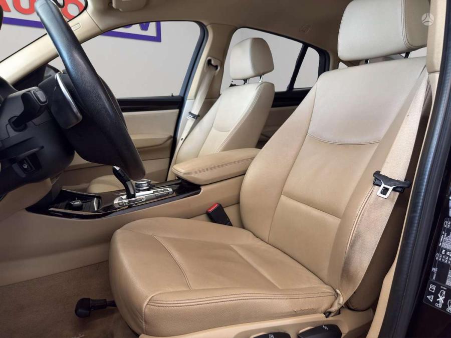 Brown BMW X4 2015 in Kaunas, with an engine capacity of 2.00 L and mileage of 260 thousand km for 16799 €, photo 15 on AUTOMOTO.COM.LV