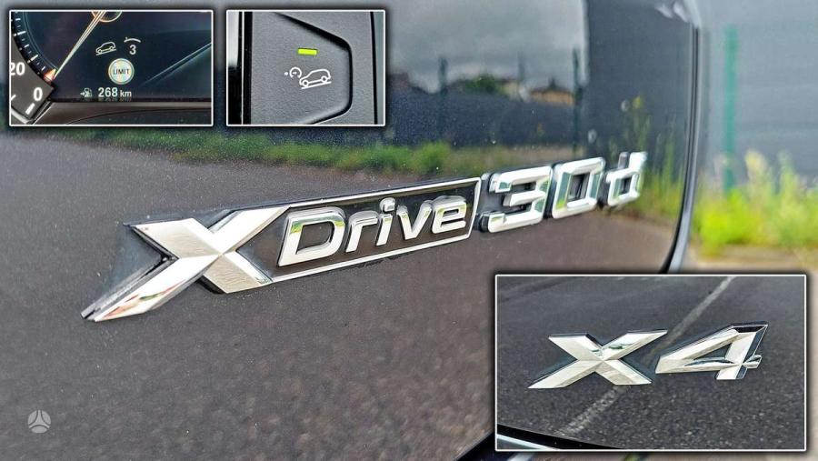 BMW X4 2019 Viļņa, ar dzinēja tilpumu 2.99 L un nobraukumu 215 tūkst. km par 28990 €, foto 42 vietnē AUTOMOTO.COM.LV
