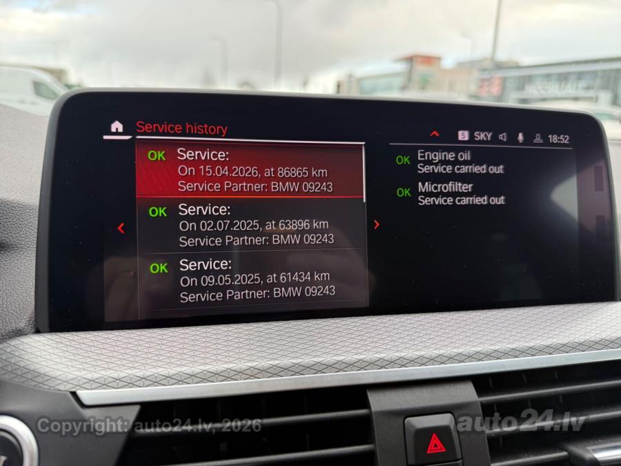 Серый БМВ Х4 2020 в Таллин, объемом двигателя 3.00 л и пробегом 88 тыс. км за 41990 €, фото 15 на AUTOMOTO.COM.LV