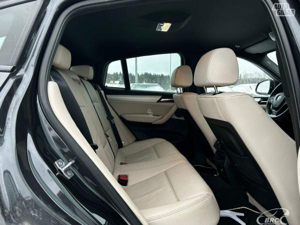 Pelēks BMW X4 2014 Avižieniai, ar dzinēja tilpumu 3.00 L un nobraukumu 218 tūkst. km par 16900 €, foto 9 vietnē AUTOMOTO.COM.LV