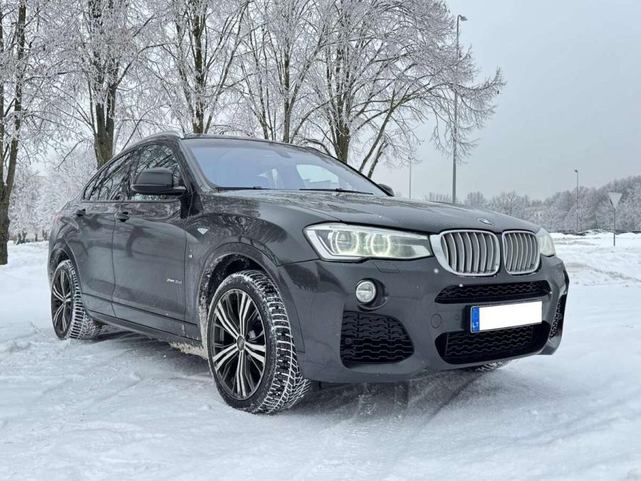 Grey BMW X4 2014 in Kaunas, with an engine capacity of 2.99 L and mileage of 191 thousand km for 16300 €, photo 7 on AUTOMOTO.COM.LV