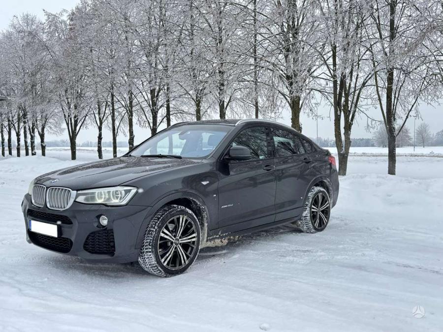Grey BMW X4 2014 in Kaunas, with an engine capacity of 2.99 L and mileage of 191 thousand km for 16300 €, photo 11 on AUTOMOTO.COM.LV