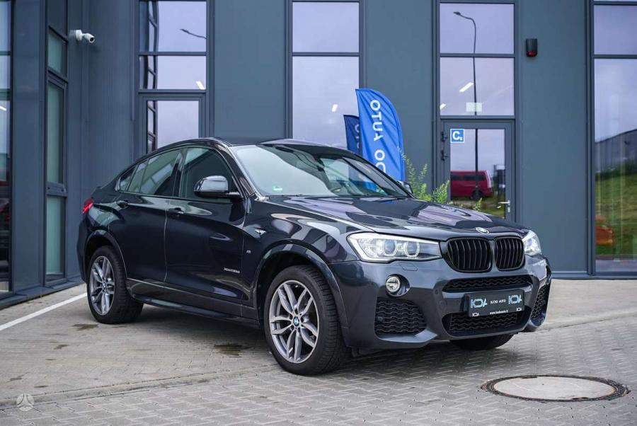 Pelēks BMW X4 2014 Kauņa, ar dzinēja tilpumu 2.99 L un nobraukumu 294 tūkst. km par 14950 €, foto 1 vietnē AUTOMOTO.COM.LV