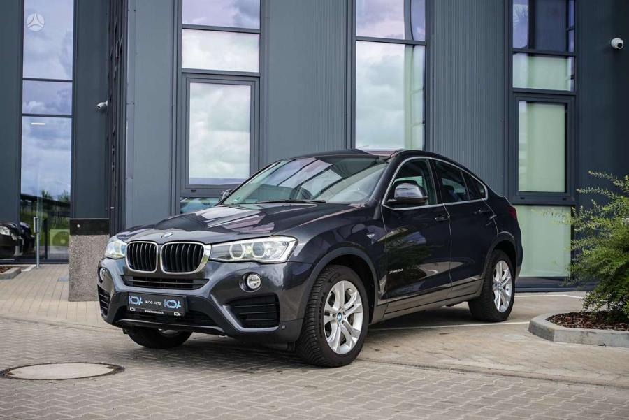Grey BMW X4 2014 in Kaunas, with an engine capacity of 2.00 L and mileage of 351 thousand km for 12950 €, photo 3 on AUTOMOTO.COM.LV