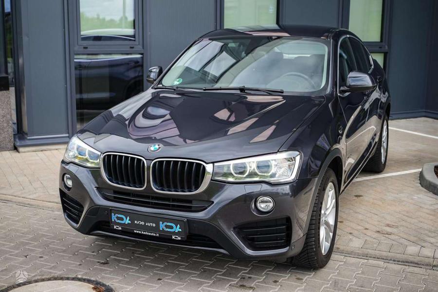 Grey BMW X4 2014 in Kaunas, with an engine capacity of 2.00 L and mileage of 351 thousand km for 12950 €, photo 6 on AUTOMOTO.COM.LV