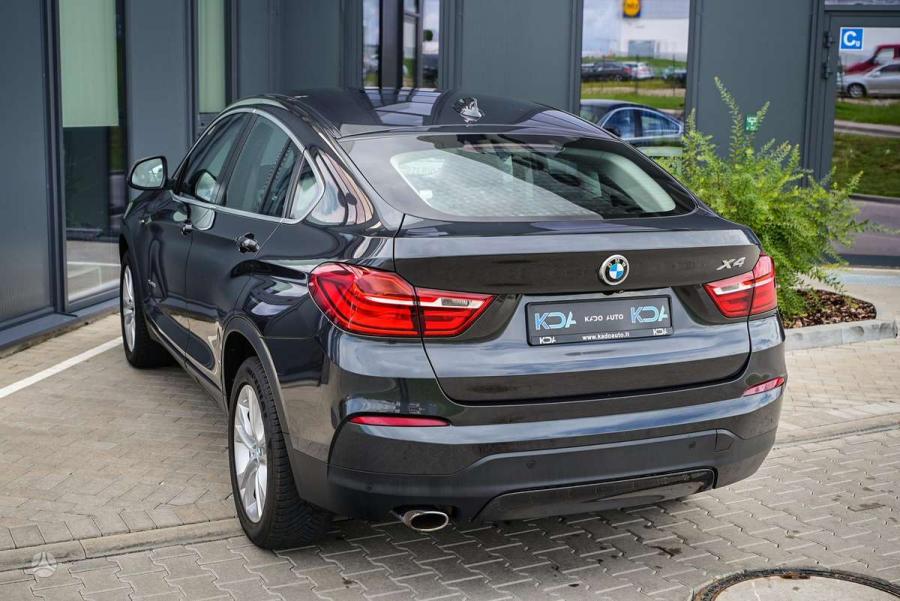 Grey BMW X4 2014 in Kaunas, with an engine capacity of 2.00 L and mileage of 351 thousand km for 12950 €, photo 11 on AUTOMOTO.COM.LV
