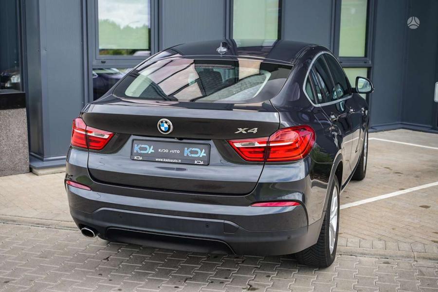 Grey BMW X4 2014 in Kaunas, with an engine capacity of 2.00 L and mileage of 351 thousand km for 12950 €, photo 13 on AUTOMOTO.COM.LV