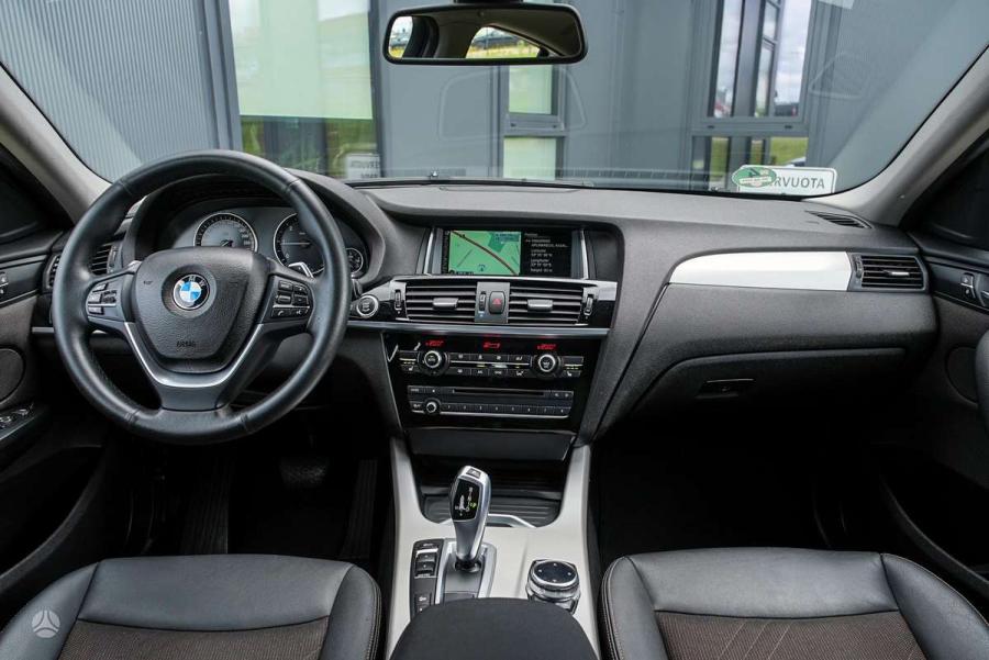 Grey BMW X4 2014 in Kaunas, with an engine capacity of 2.00 L and mileage of 351 thousand km for 12950 €, photo 17 on AUTOMOTO.COM.LV