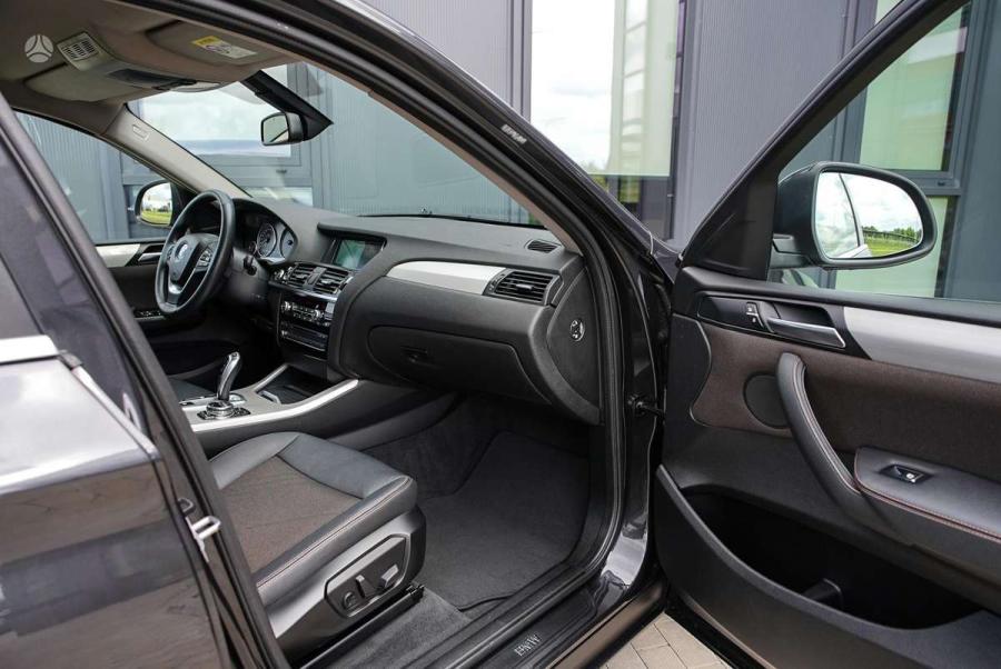 Grey BMW X4 2014 in Kaunas, with an engine capacity of 2.00 L and mileage of 351 thousand km for 12950 €, photo 36 on AUTOMOTO.COM.LV