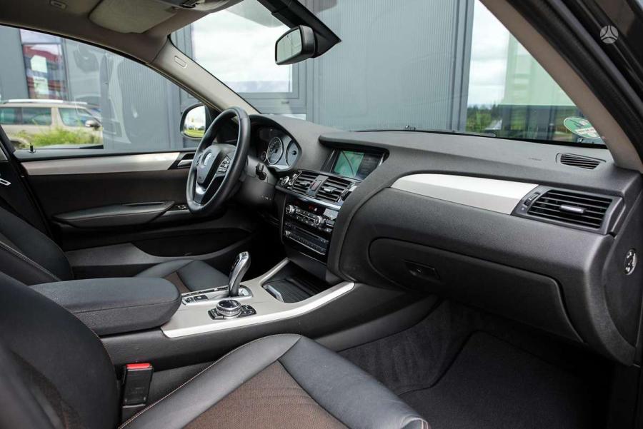 Grey BMW X4 2014 in Kaunas, with an engine capacity of 2.00 L and mileage of 351 thousand km for 12950 €, photo 38 on AUTOMOTO.COM.LV
