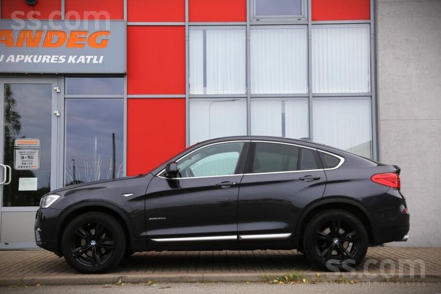 Grey BMW X4 2014 in Riga, with an engine capacity of 3.00 L and mileage of 298 thousand km for 15495 €, photo 3 on AUTOMOTO.COM.LV