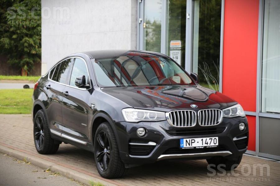 Grey BMW X4 2014 in Riga, with an engine capacity of 3.00 L and mileage of 298 thousand km for 15495 €, photo 5 on AUTOMOTO.COM.LV