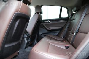 Grey BMW X4 2014 in Riga, with an engine capacity of 3.00 L and mileage of 298 thousand km for 15495 €, photo 16 on AUTOMOTO.COM.LV
