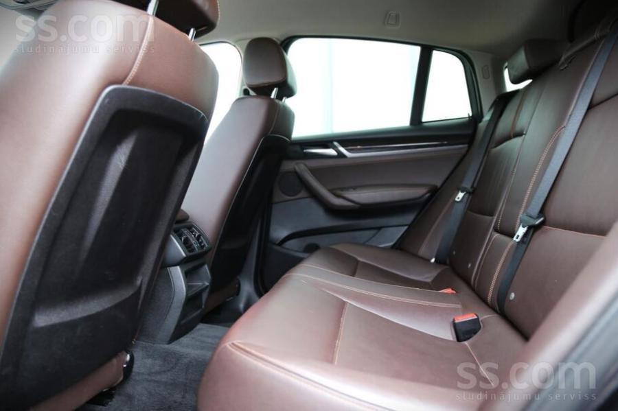 Grey BMW X4 2014 in Riga, with an engine capacity of 3.00 L and mileage of 298 thousand km for 15495 €, photo 16 on AUTOMOTO.COM.LV