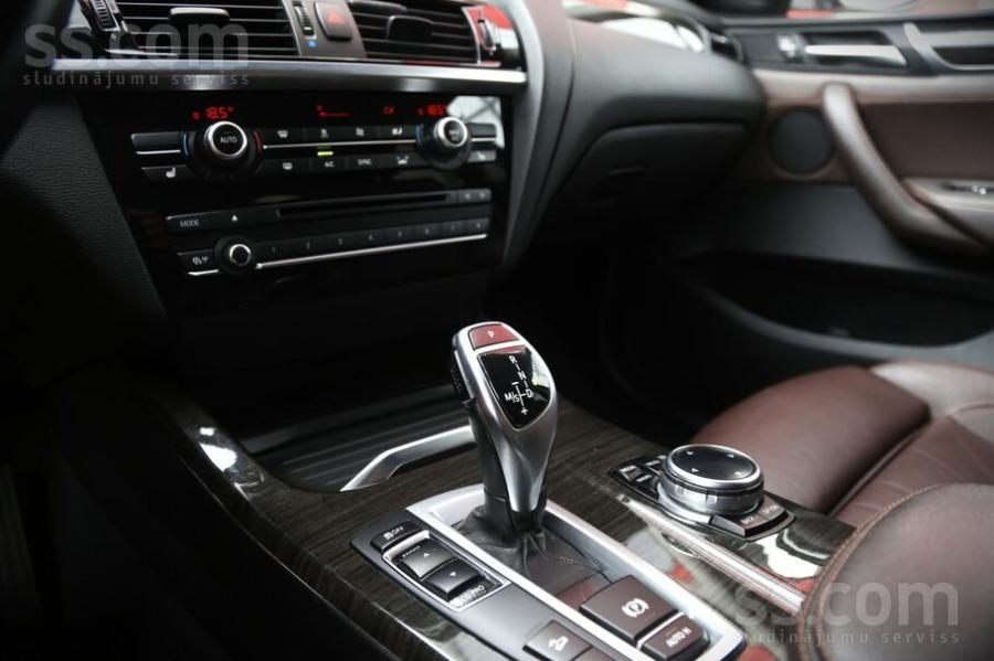 Grey BMW X4 2014 in Riga, with an engine capacity of 3.00 L and mileage of 298 thousand km for 15495 €, photo 19 on AUTOMOTO.COM.LV
