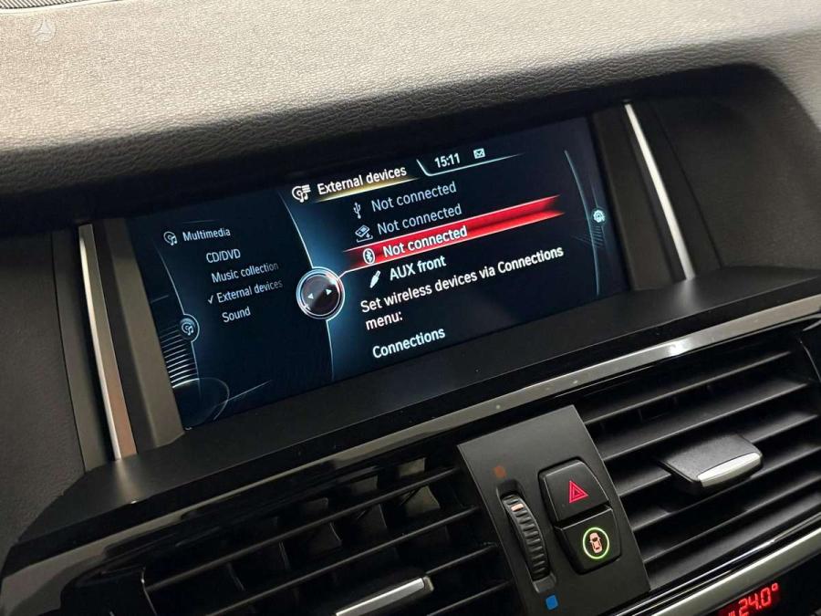 Pelēks BMW X4 2014 Marijampole, ar dzinēja tilpumu 2.99 L un nobraukumu 298 tūkst. km par 15999 €, foto 29 vietnē AUTOMOTO.COM.LV