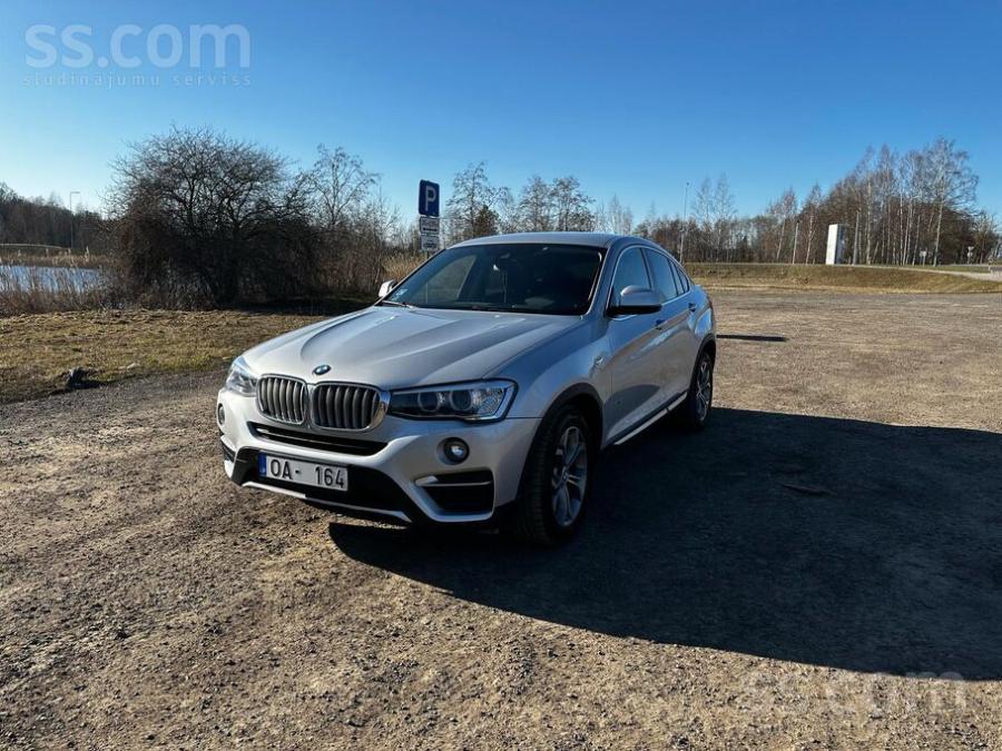 Grey BMW X4 2015 in Riga, with an engine capacity of 2.00 L and mileage of 0 thousand km for 18200 €, photo 1 on AUTOMOTO.COM.LV
