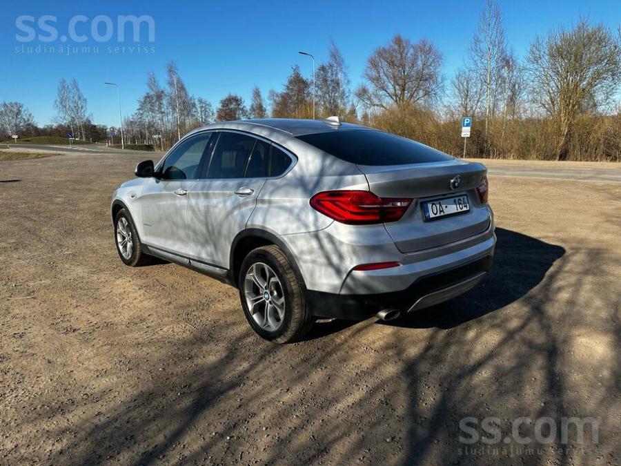 Grey BMW X4 2015 in Riga, with an engine capacity of 2.00 L and mileage of 0 thousand km for 18200 €, photo 3 on AUTOMOTO.COM.LV