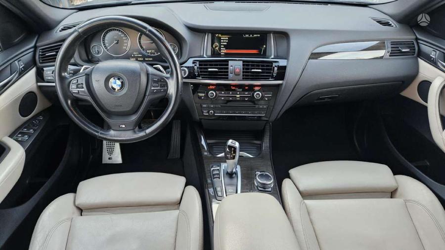Grey BMW X4 2015 in Elektrenai, with an engine capacity of 2.00 L and mileage of 229 thousand km for 17800 €, photo 16 on AUTOMOTO.COM.LV