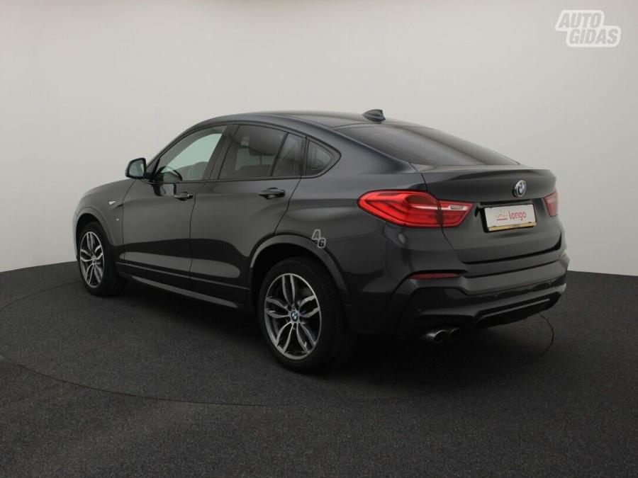 Pelēks BMW X4 2015 Viļņa, ar dzinēja tilpumu 3.00 L un nobraukumu 185 tūkst. km par 19699 €, foto 7 vietnē AUTOMOTO.COM.LV