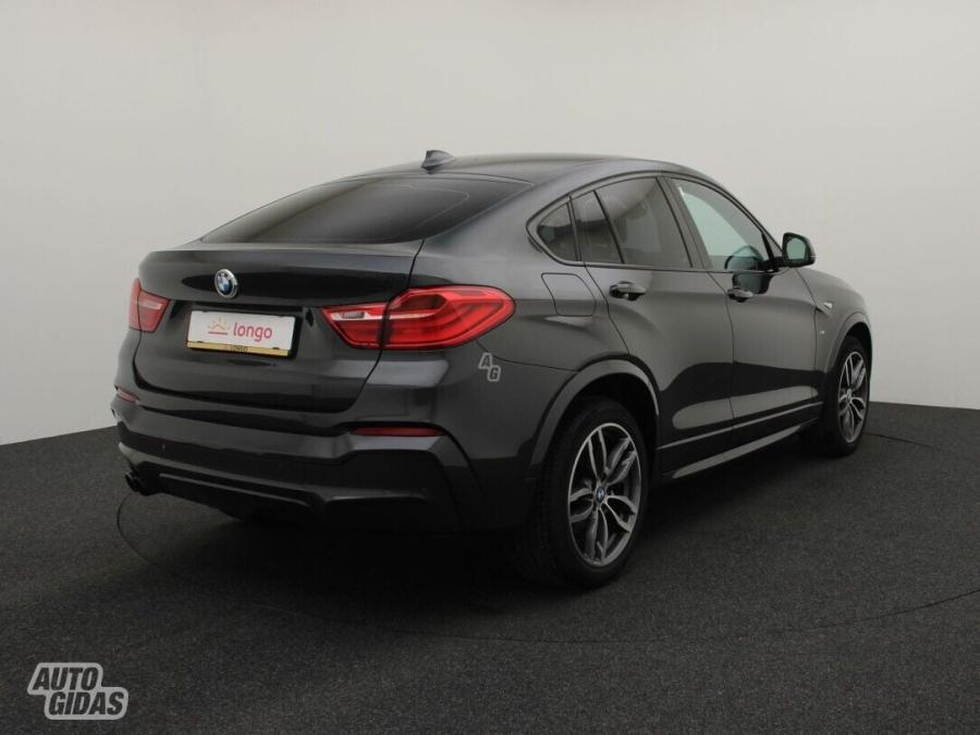 Pelēks BMW X4 2015 Viļņa, ar dzinēja tilpumu 3.00 L un nobraukumu 185 tūkst. km par 19699 €, foto 8 vietnē AUTOMOTO.COM.LV