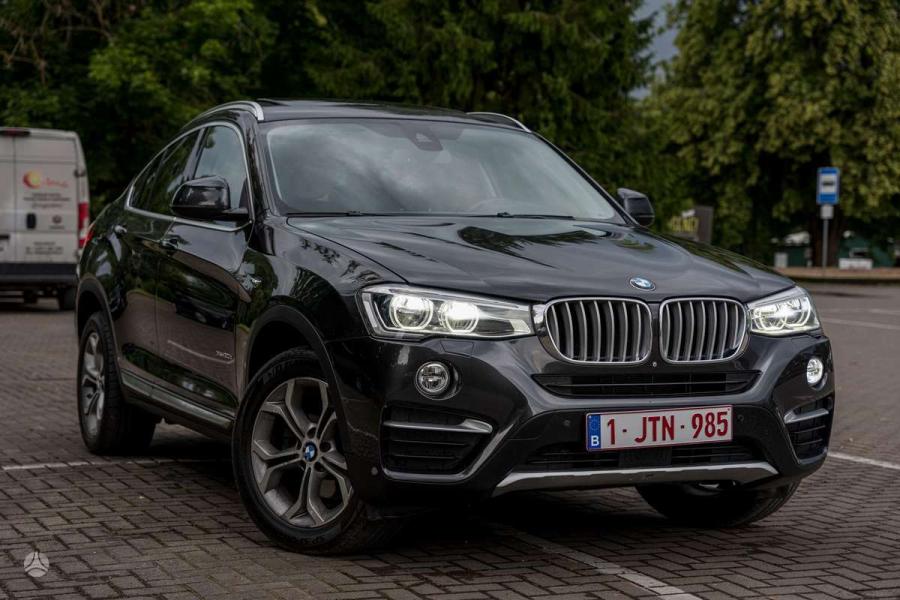 Pelēks BMW X4 2015 Viļņa, ar dzinēja tilpumu 2.00 L un nobraukumu 214 tūkst. km par 17500 €, foto 3 vietnē AUTOMOTO.COM.LV