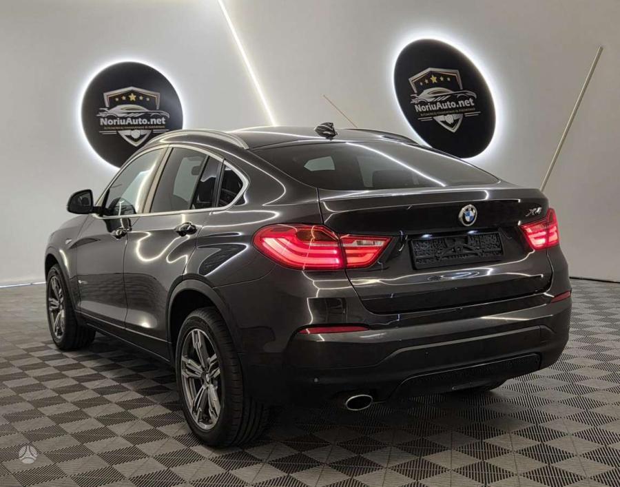Pelēks BMW X4 2015 Marijampole, ar dzinēja tilpumu 2.00 L un nobraukumu 263 tūkst. km par 15350 €, foto 22 vietnē AUTOMOTO.COM.LV