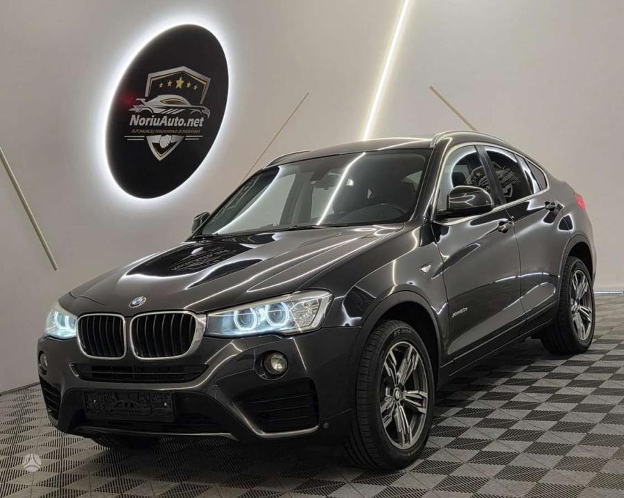 Pelēks BMW X4 2015 Marijampole, ar dzinēja tilpumu 2.00 L un nobraukumu 263 tūkst. km par 15350 €, foto 29 vietnē AUTOMOTO.COM.LV