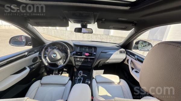 Grey BMW X4 2015 in Riga, with an engine capacity of 2.00 L and mileage of 156 thousand km for 17700 €, photo 9 on AUTOMOTO.COM.LV