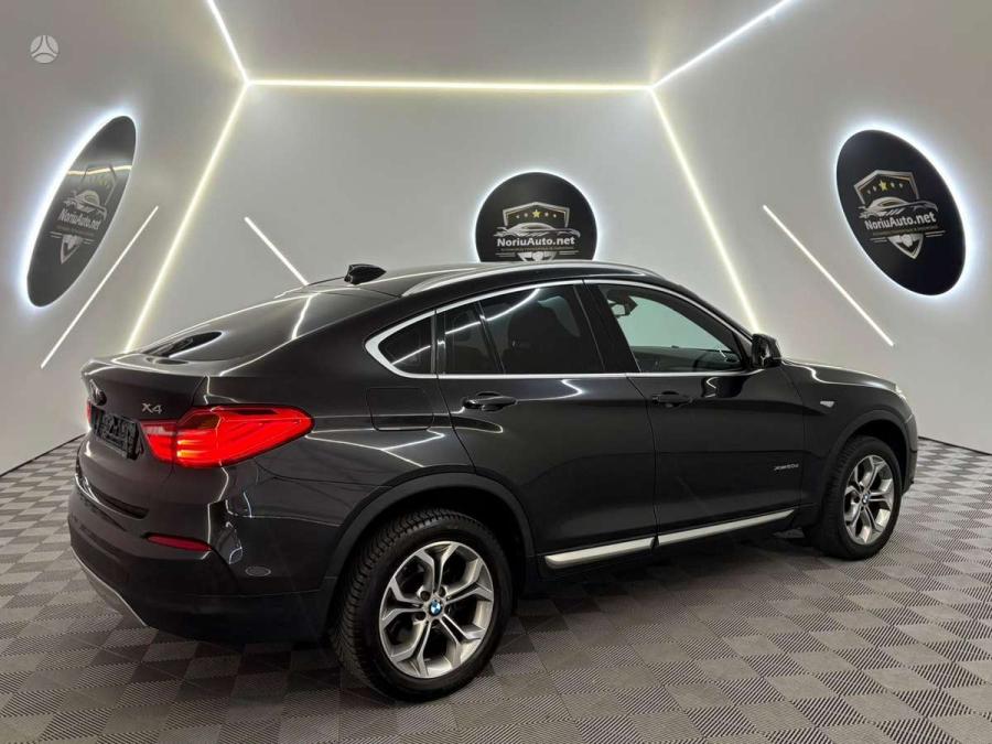 Grey BMW X4 2015 in Marijampole, with an engine capacity of 2.00 L and mileage of 210 thousand km for 15999 €, photo 6 on AUTOMOTO.COM.LV