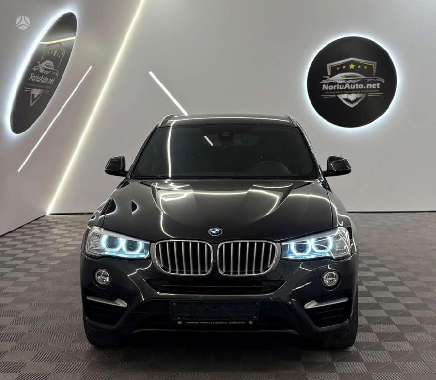 Grey BMW X4 2015 in Marijampole, with an engine capacity of 2.00 L and mileage of 210 thousand km for 15999 €, photo 10 on AUTOMOTO.COM.LV