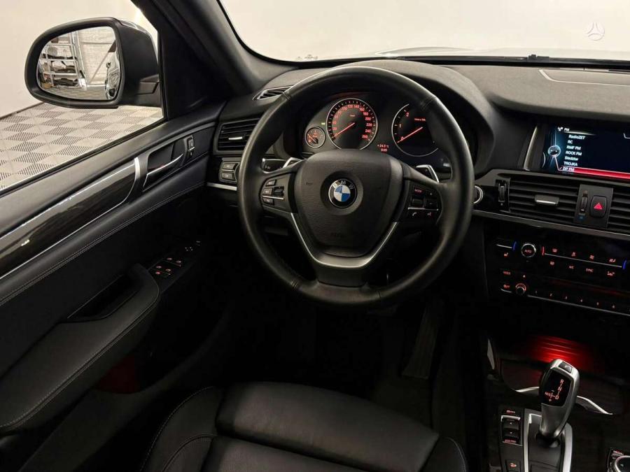 Grey BMW X4 2015 in Marijampole, with an engine capacity of 2.00 L and mileage of 210 thousand km for 15999 €, photo 14 on AUTOMOTO.COM.LV