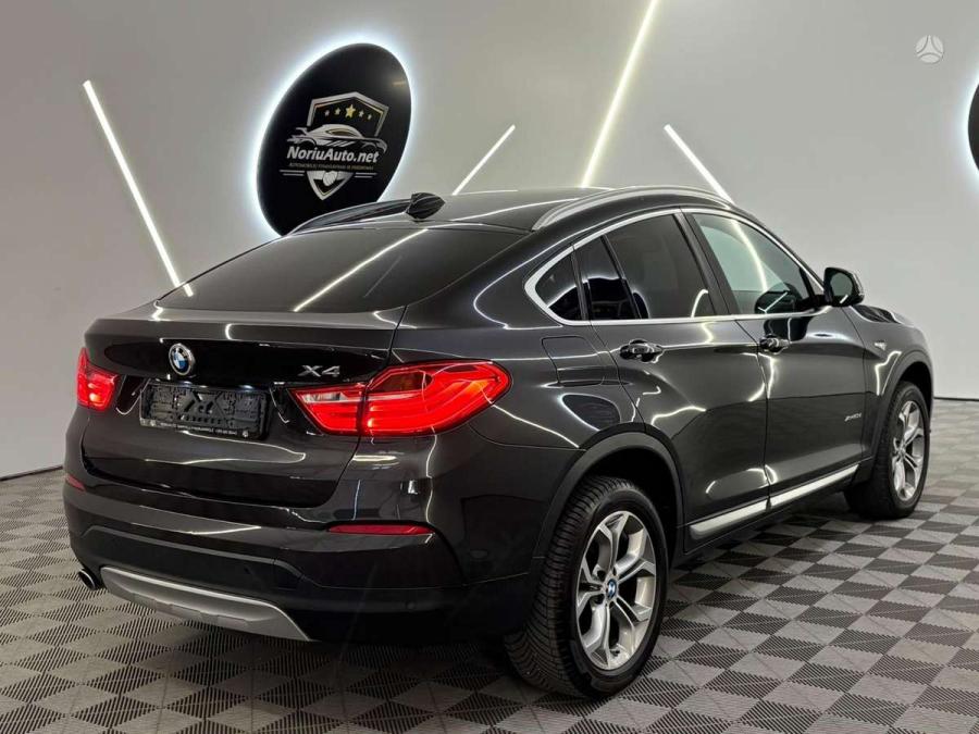 Grey BMW X4 2015 in Marijampole, with an engine capacity of 2.00 L and mileage of 210 thousand km for 15999 €, photo 26 on AUTOMOTO.COM.LV