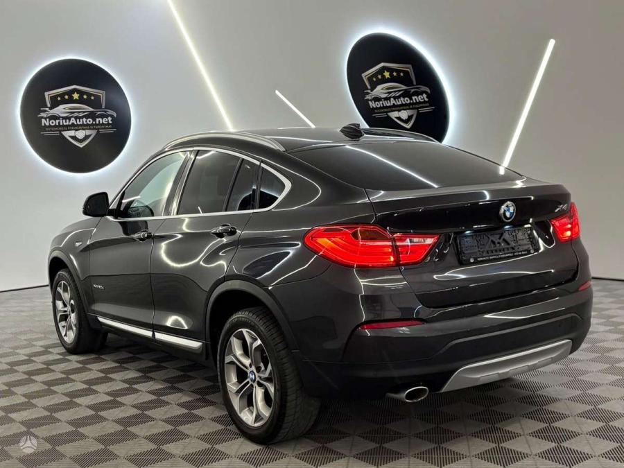 Grey BMW X4 2015 in Marijampole, with an engine capacity of 2.00 L and mileage of 210 thousand km for 15999 €, photo 28 on AUTOMOTO.COM.LV