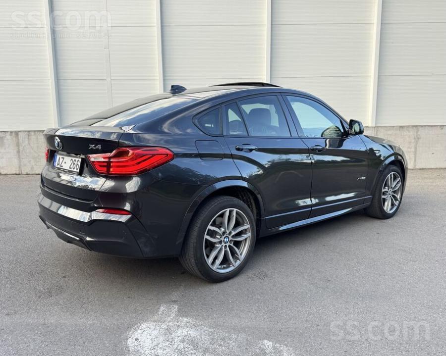 Grey BMW X4 2015 in Riga, with an engine capacity of 2.00 L and mileage of 157 thousand km for 16700 €, photo 4 on AUTOMOTO.COM.LV