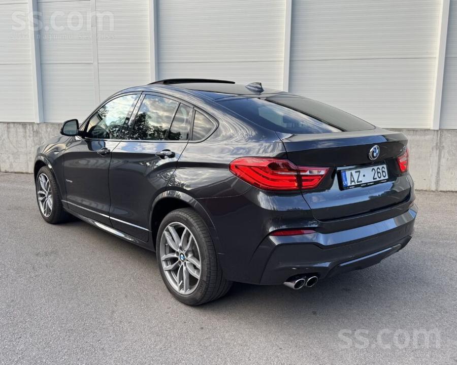 Grey BMW X4 2015 in Riga, with an engine capacity of 2.00 L and mileage of 157 thousand km for 16700 €, photo 6 on AUTOMOTO.COM.LV