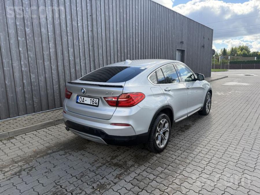 Pelēks BMW X4 2015 Jelgava, ar dzinēja tilpumu 2.00 L un nobraukumu 0 tūkst. km par 16900 €, foto 4 vietnē AUTOMOTO.COM.LV