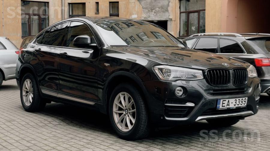 Grey BMW X4 2016 in Riga, with an engine capacity of 2.00 L and mileage of 199 thousand km for 17000 €, photo 2 on AUTOMOTO.COM.LV