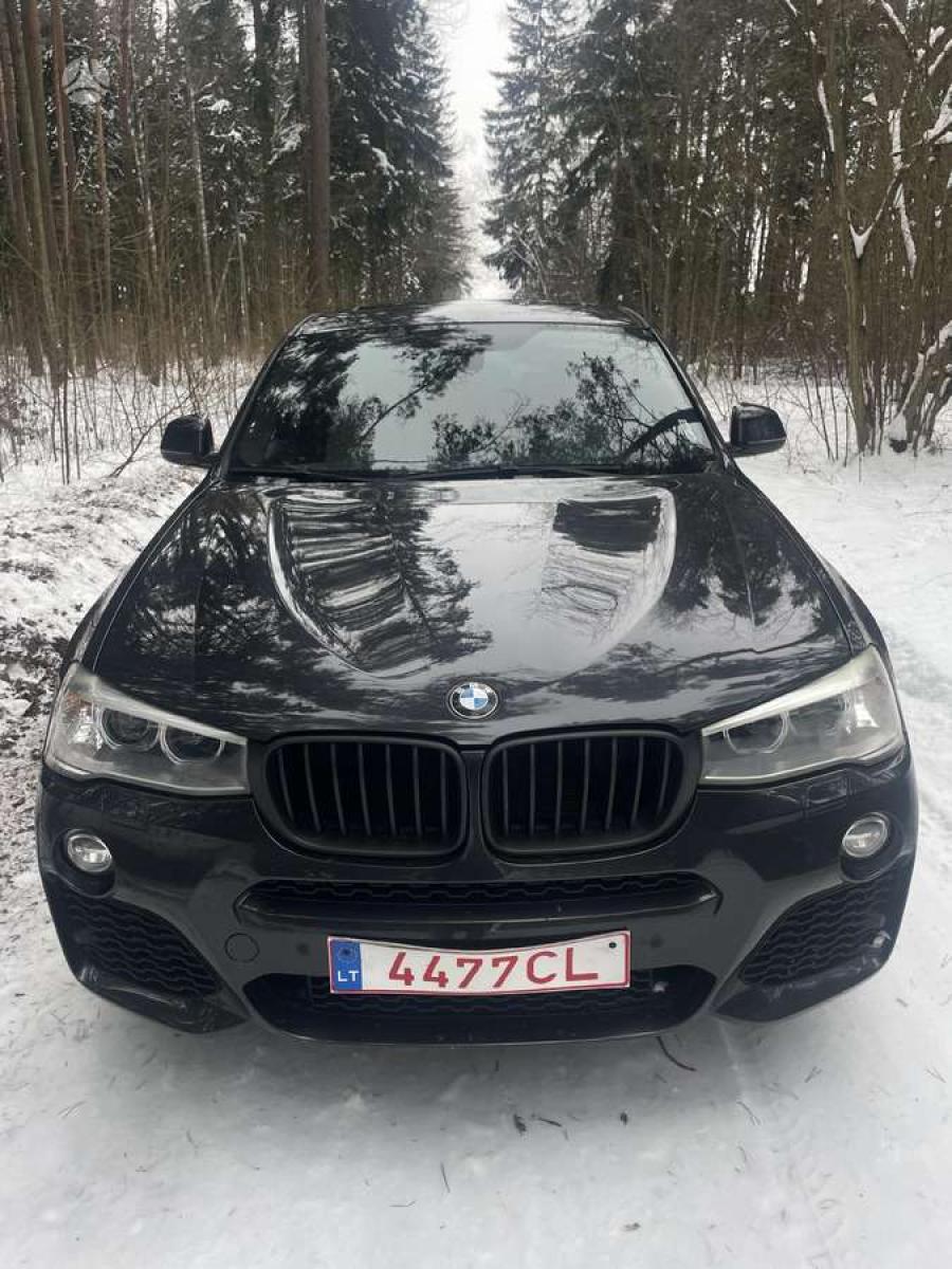 Grey BMW X4 2016 in Pakruojis, with an engine capacity of 2.98 L and mileage of 276 thousand km for 15800 €, photo 1 on AUTOMOTO.COM.LV
